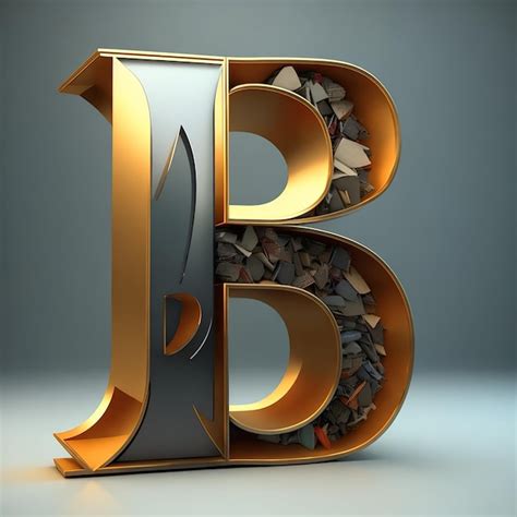 Premium Ai Image Letter B Text Effects