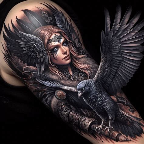 Valkyrie Tattoos Embracing Strength Honor And The Spirit Of The War