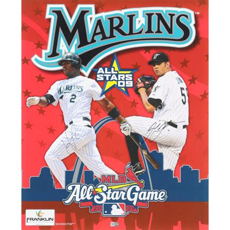 Hanley Ramirez And Josh Johnson Marlins 2009 All Star Game 18x22 Poster
