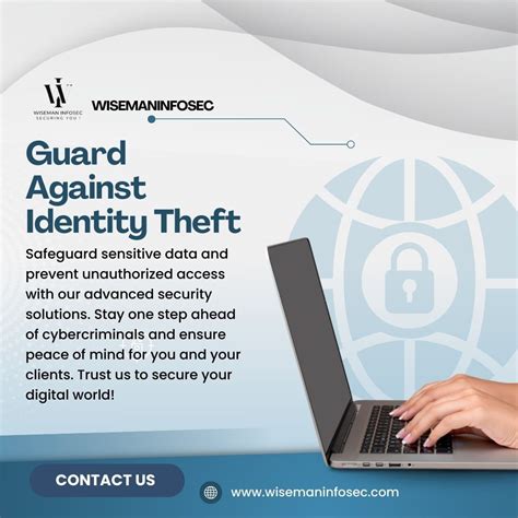 Cybersecurity Identitytheft Wisemaninfosec Onlinesafety Digitalprotection
