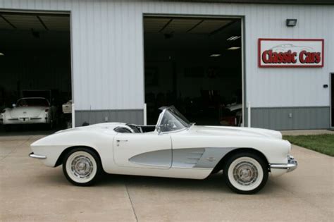 1961 Corvette 245hp 4 Speed Two Tops Nice Restoration Classic Chevrolet Corvette 1961 For Sale