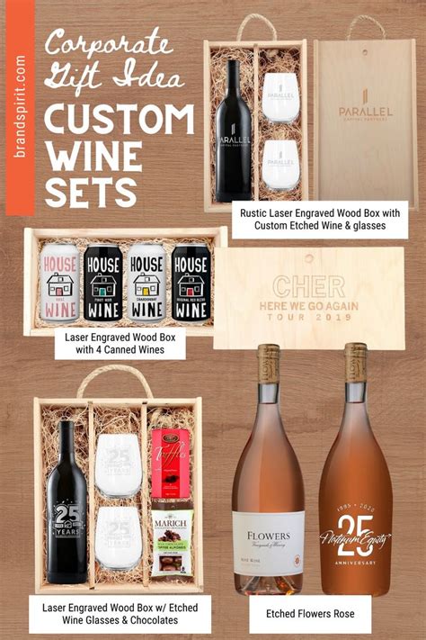Corporate T Idea Custom Etched Wine Bottles In Engraved Wood Boxes