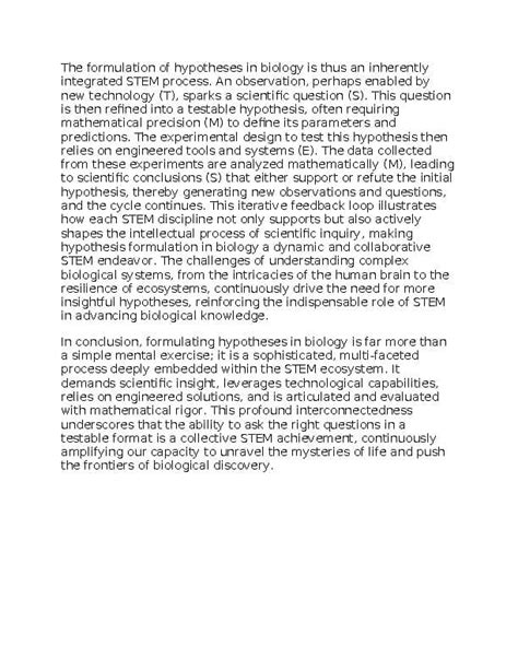 Formulating Hypothesis And Stem No Prep Worksheet 100 Editable