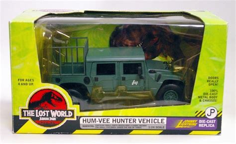 Jurassic Park The Lost World Humvee Hummer Ingen Hunter Vehicle Diecast