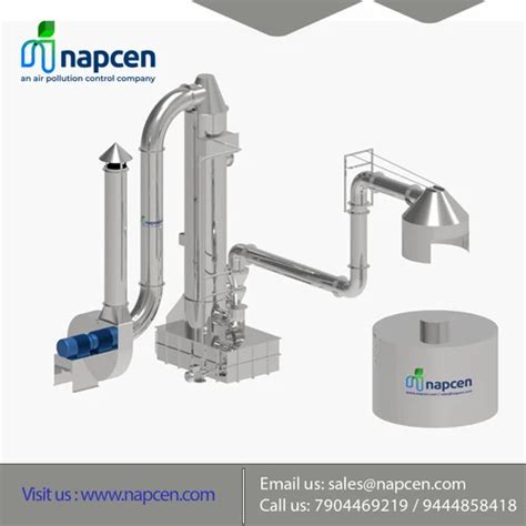 Ordors Stainless Steel Absorption Tower For H2so Gas Automation Grade