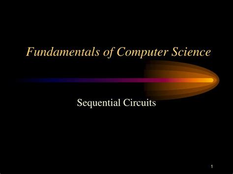 PPT Fundamentals Of Computer Science PowerPoint Presentation Free Download ID