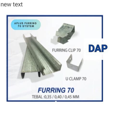 Jual Furing Aplus 70metal Furing System Rangka Penggantung Plafon Shopee Indonesia