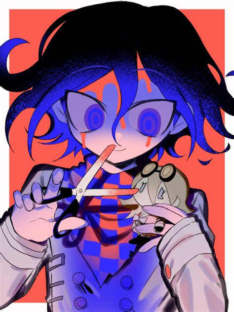 Oma Kokichi And Iruma Miu Danganronpa And 1 More Drawn By Apoipiku