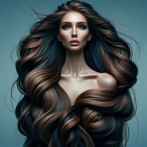 Beautiful Woman With Very Long Hair By Wolneybr On Deviantart