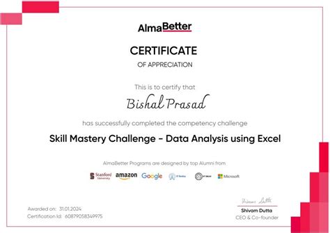Bishal Prasad On Linkedin Dataanalysis Excel Almabetter