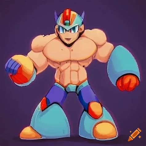 Image Of Buff Mega Man