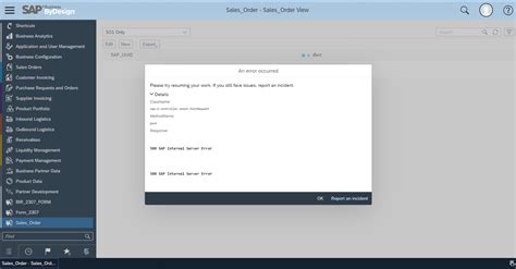 Solved 500 Sap Internal Server Error Sap Community