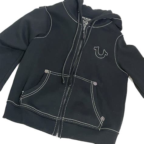 True Religion Zip Up Jacket Size S Brand New Depop