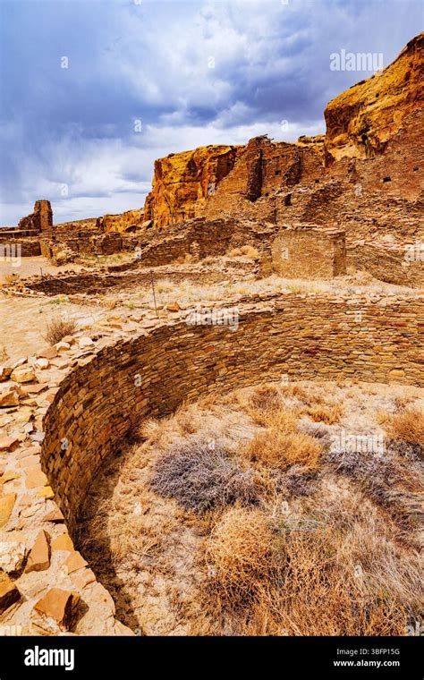 Kiva Ceremonial Structure Pueblo Bonito Chaco Culture National