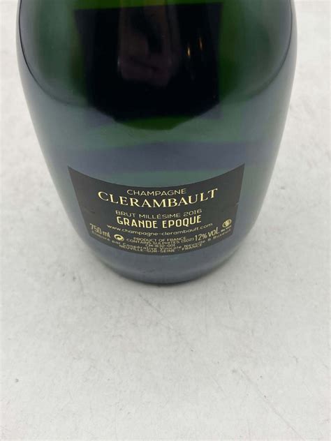 2016 Clerambault Grande Epoque Champagne Brut 3 Bottles 0 75l Auction Online Catawiki