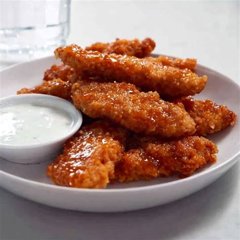 Crispy Hot Honey Fried Chicken Strips Recipe