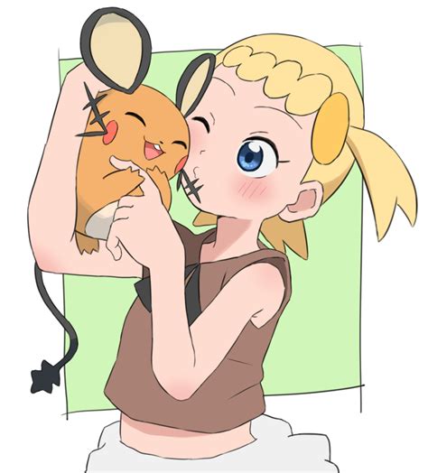 Bubukka Bonnie Pokemon Dedenne Nintendo Pokemon Pokemon Xy 1girl D Blonde Hair