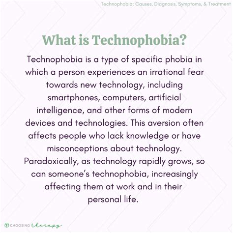 What Is Technophobia Fear Of Technology