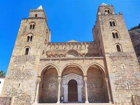 Cefalù Cathedral Twelfth Century Norman Cathedral In Sicily Ancient