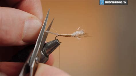 How To Tie A Sparkle Dun Fly Step By Step Tutorial