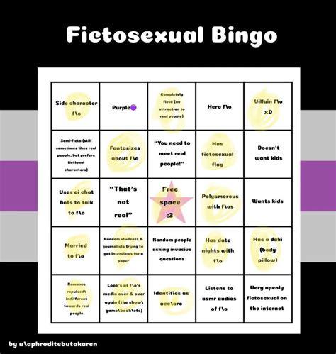 Heres My Bingo Card Rfictosexual