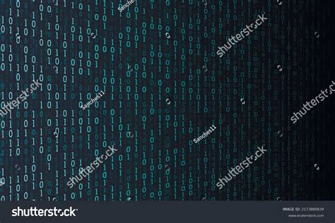 Digital Code Background Matrix Style Program Stock Vector Royalty Free