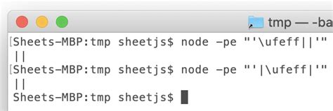 Leading Ufeff Is Interpreted As Single Width Space · Issue 3032