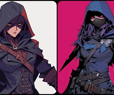 Artstation 260 Assassin Cartoon Character Reference Image Pack V43