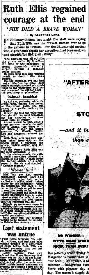 Historic London Pub Marks 70th Anniversary Of Ruth Ellis Becoming Uks Last Woman Hanged For