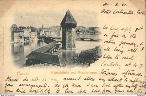 Lu Luzern 10905812 Luzern Lu Luzern Kapellbruecke Wasserturm X Luzern