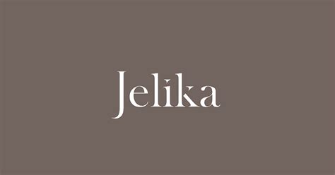 Homepage – jelika
