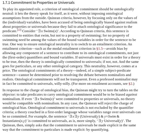 Quine Quinean Ontological Commitment And Properties Philosophy