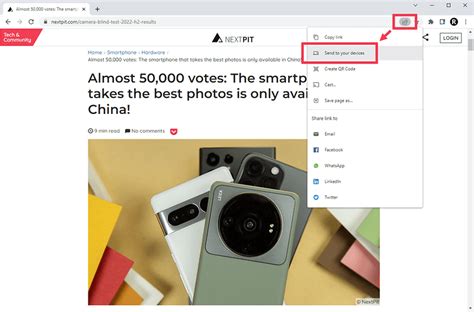 Share Chrome Tabs Between Your Smartphone And PC
