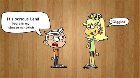 Leni Eats Lincolns Sandwich By Dylan271 On Deviantart
