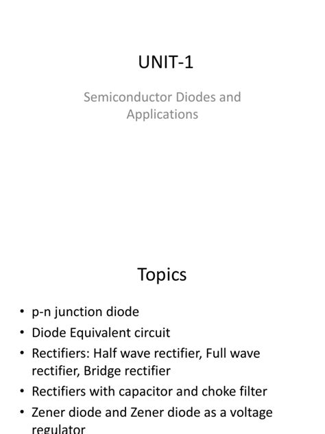 Ppt Chapter 1 Semiconductor Diodes And Applics Pdf Pn Junction Diode