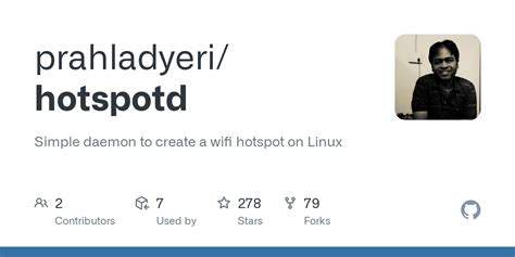 Github Prahladyeri Hotspotd Simple Daemon To Create A Wifi Hotspot On Linux