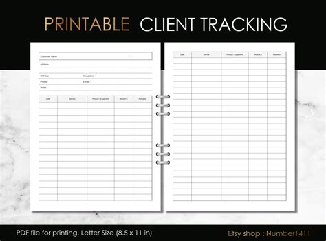 Client Tracker Template