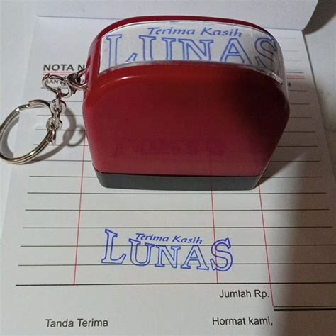 Jual Cap Lunas Otomatis Stempel Lunas Shopee Indonesia