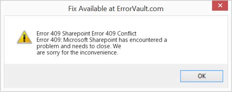 How To Fix Error 409 Sharepoint Error 409 Conflict Error 409 Microsoft Sharepoint Has