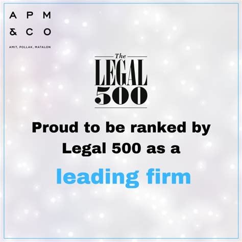 Daniel Marcovici On Linkedin Apm And Co Legal 500 Rankings