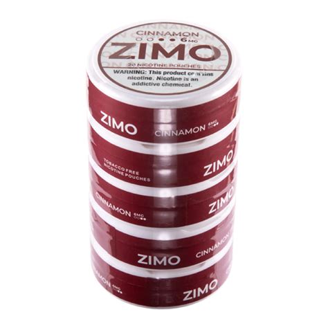 Zimo Pouches 5pk Cinnamon Nicotine Pouch Nic Pouch