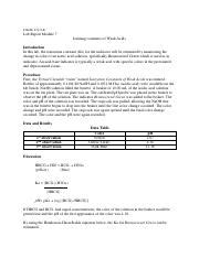 Estimating Ionization Constant of Weak Acids Using Bromocresol | Course Hero