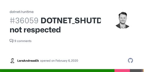 Dotnetshutdowntimeoutseconds Not Respected · Issue 36059 · Dotnet