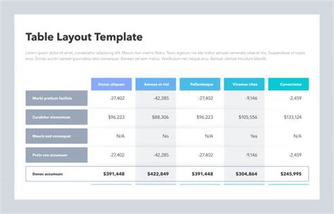 10900 Data Table Infographic Stock Illustrations Royalty Free Vector