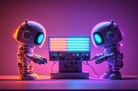 Premium Photo Neural Network Trains Robots For New Tasks Illustration Generative Ai