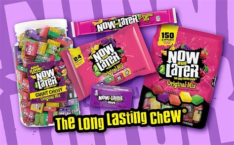 Now And Later Candy Original Mix Chewy And Fruity 150 Count 90 Oz