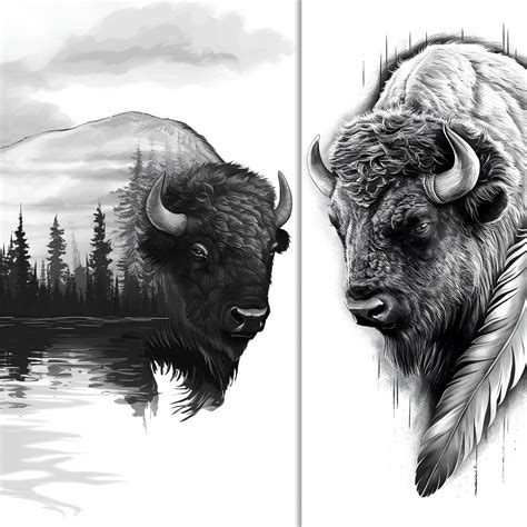 Buffalo Bison Tattoos White Buffalo Tattoo