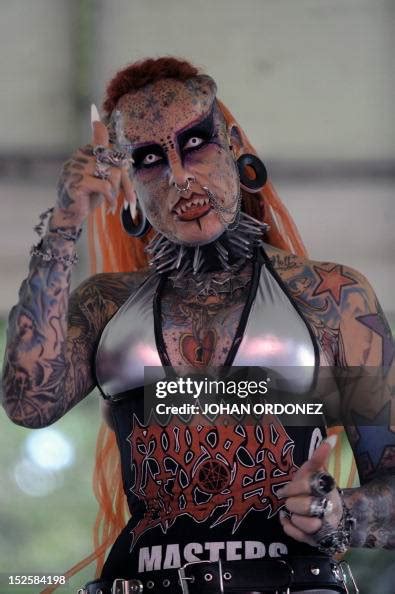 Mexican Maria Jose Cristerna Known As Vampire Woman Guinness News Photo Getty Images