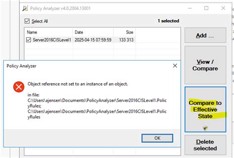 Microsoft Policy Analyzer 4 0 Crashes After Apply April Updates Microsoft Community Hub