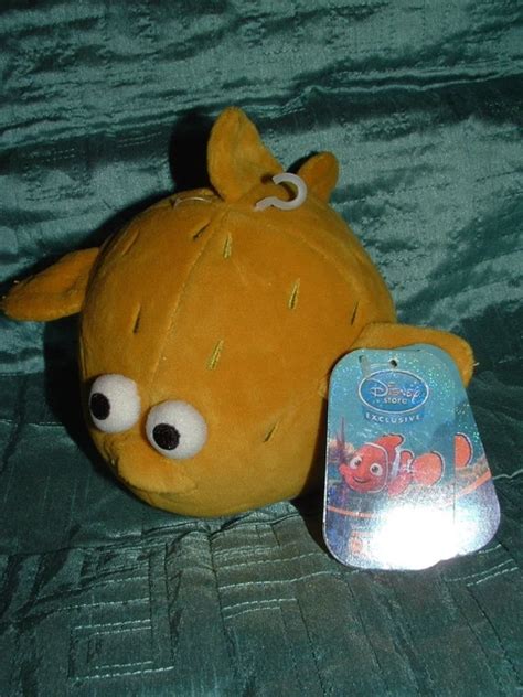 Disney Store Finding Nemo Bloat Nemo Plush Beanie Soft Toy Tagged £14
